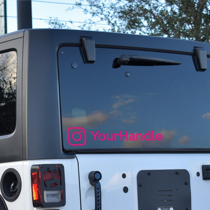 Social Media Stickers - Customize for Business & Personal