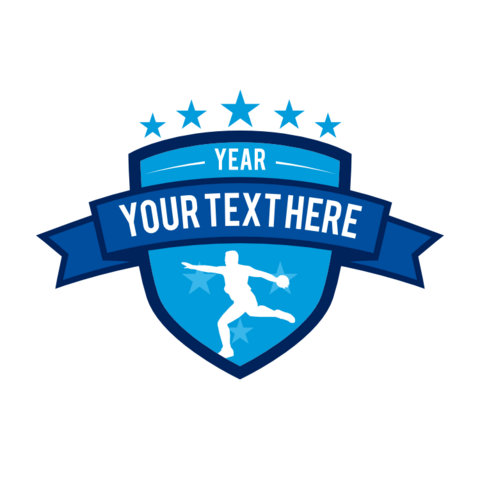 Personalized Men's Track Discus Decal