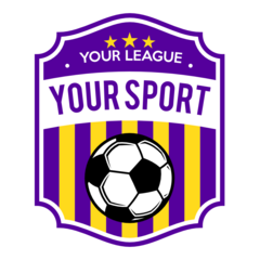 Custom Vintage Sign Themed Soccer Sticker