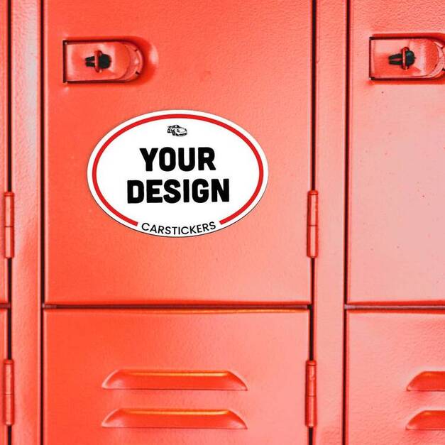 Oval Magnets - Custom Printing & Size - No Minimum