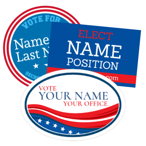 Political Stickers - Promote Your Office or Candidate