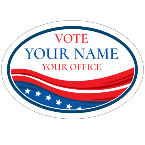 Political Stickers - Promote Your Office or Candidate
