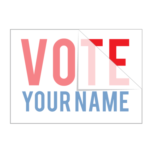 Political Stickers - Promote Your Office or Candidate