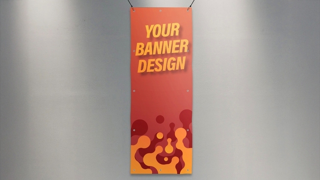Customizable Vertical Banners for Business & Event Promotion