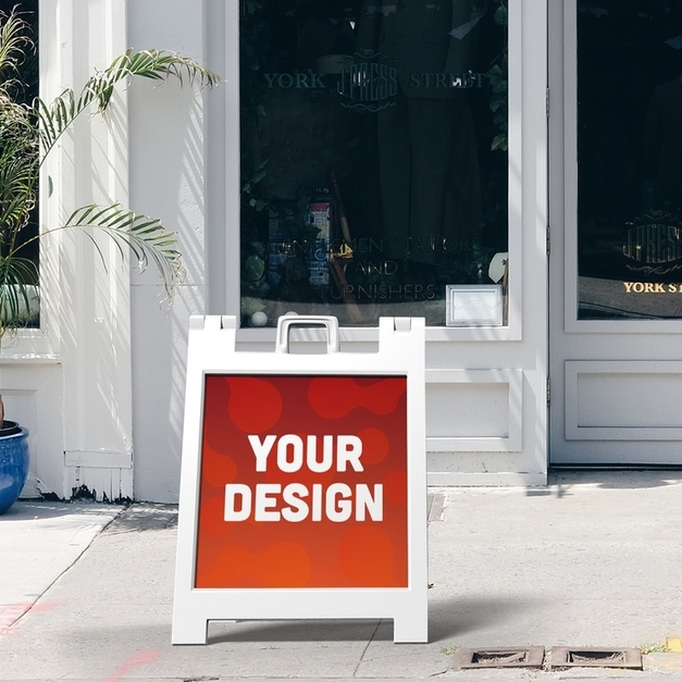 A-Frame Signs - Custom, Heavy-Duty Plastic Stands