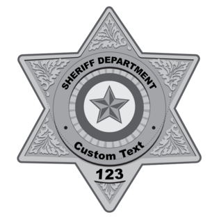 Custom Police Magnets - Custom Size Options Available