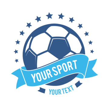 Star-Adorned Soccer Ball Banner Decal