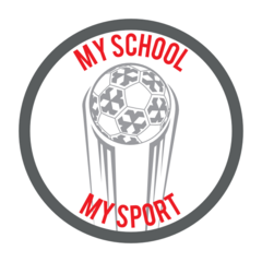 Custom Soccer Circle Sticker with Ball Flying Up