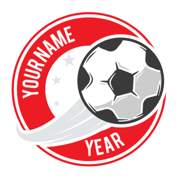 Personalized Soccer Swoosh Emblem Decal