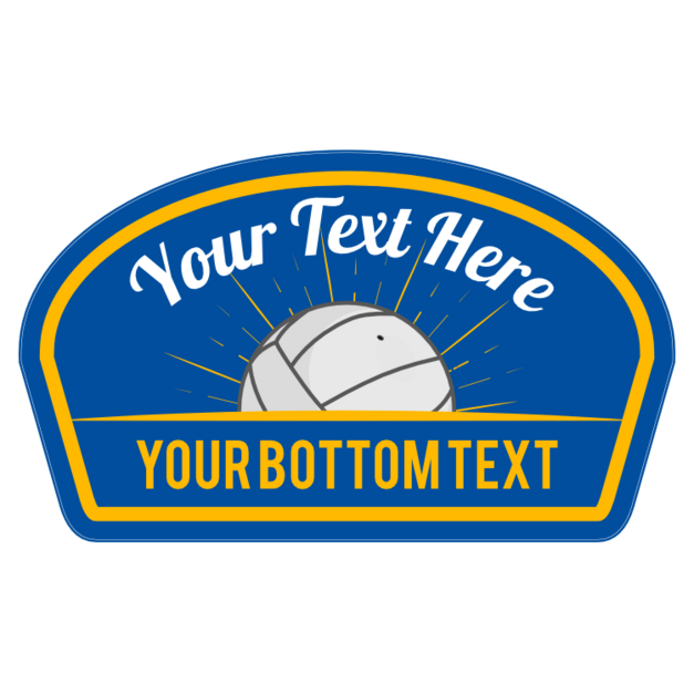Personalized Volleyball Sticker | Custom Volleyball Car Decal