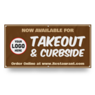 Custom Takeout & Curbside Sign | Car Stickers