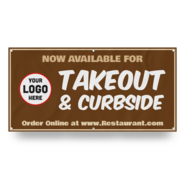 Custom Takeout & Curbside Sign | Car Stickers