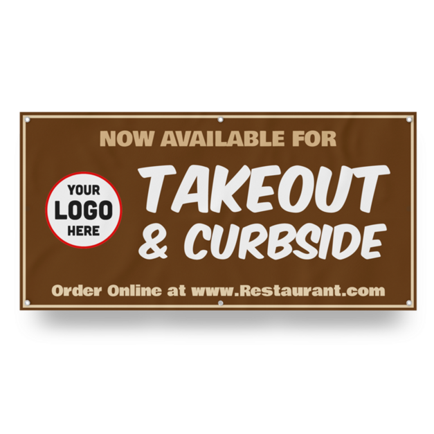 Custom Takeout & Curbside Sign | Car Stickers