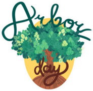 Cute Arbor Day Sticker