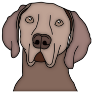 Cute Cartoon Dog Sticker