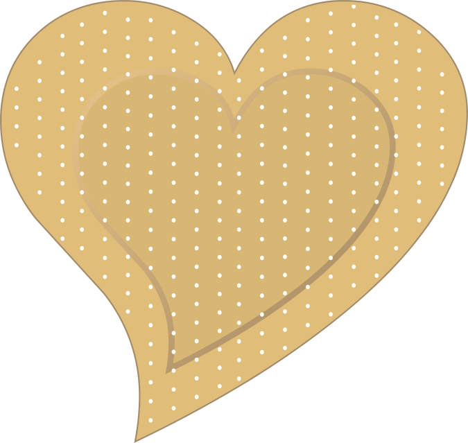 Order Your Cute Heart Band Aid Bandage Sticker Today - Free Shipping!