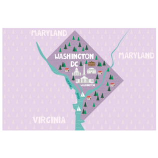 Washington DC Stickers and Decals | Free Shipping
