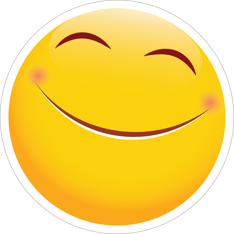 Vibrant, High-Quality Cute Overjoyed Emoji Stickers