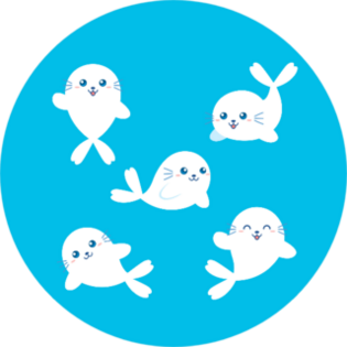 Seal & Sea Lion Animal Stickers - No Minimum Order