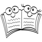 Cute Textbook Illustration Sticker