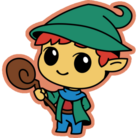 Cute Wizard Elf Sticker