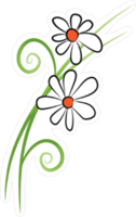 Daisy Icon Sticker