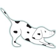 Dalmatian Stretch Sticker