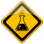 Danger Chemicals Sign Sticker
