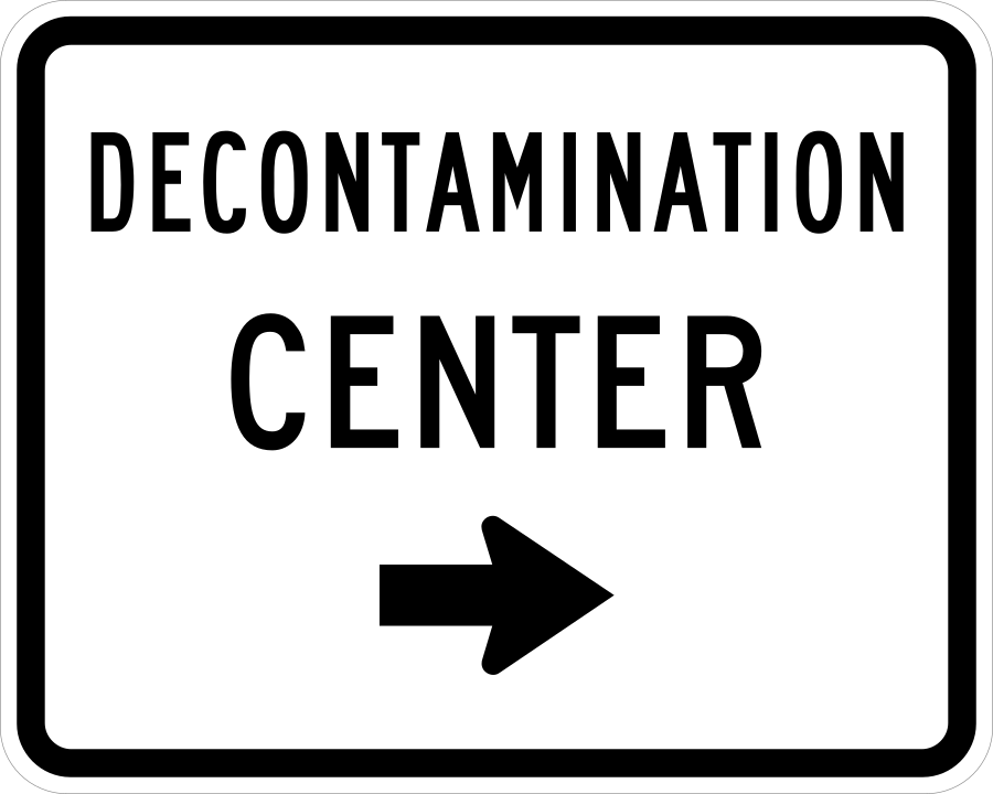 Decontamination Center To Right Magnet