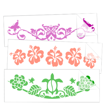 Decorative Border Stickers for Windows, Cars, Signs & More