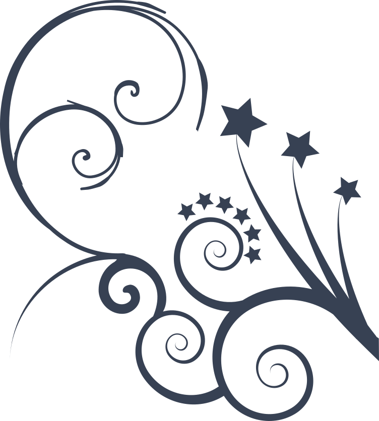 Decorative Star Corner Border Sticker - 50+ Colors!