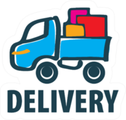 Delivery Moving Cartoon Logo Trucking Sticker