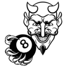 Devil Pool Billiards Sticker