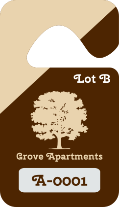 Apartment Parking Permit Stickers for Resident Vehicles