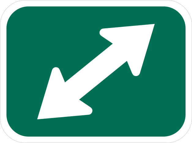 Diagonal Sticker Shipped Fast & Free!