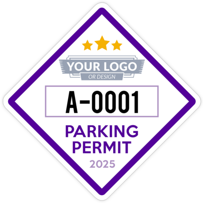Custom Parking Permits with Your Logo