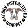 Distracted Whippet Sticker