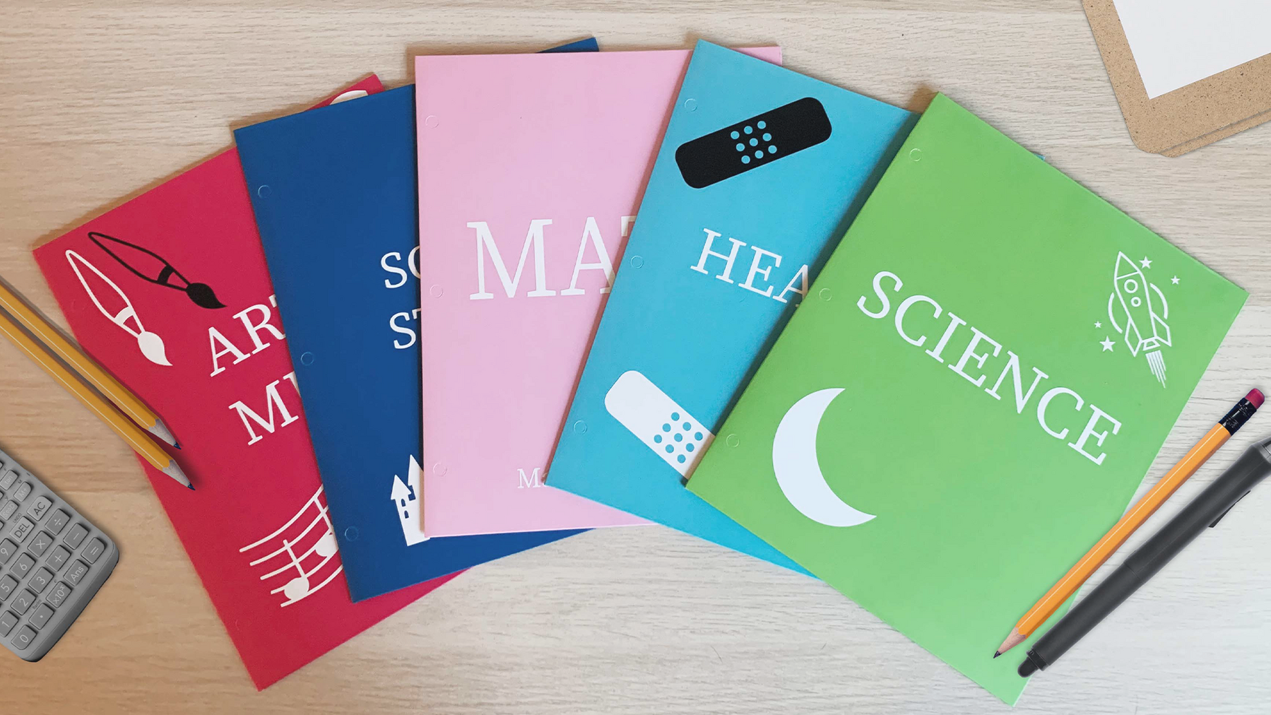 DIY Custom Folder Labels for a Stress-Free School Year