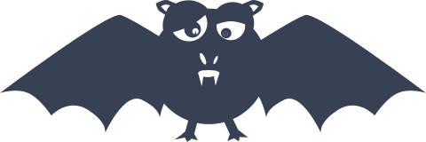 Dizzy Bat Sticker - Fast Shipping & No Minimums