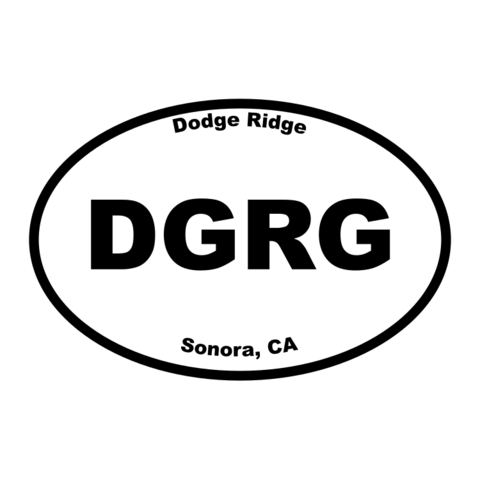 Dodge Ridge Oval Sticker