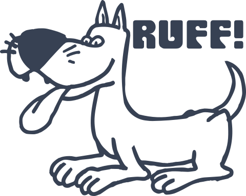 Dog Barking Sticker - 50+ Colors!