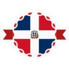 Dominican Republic Emblem Sticker