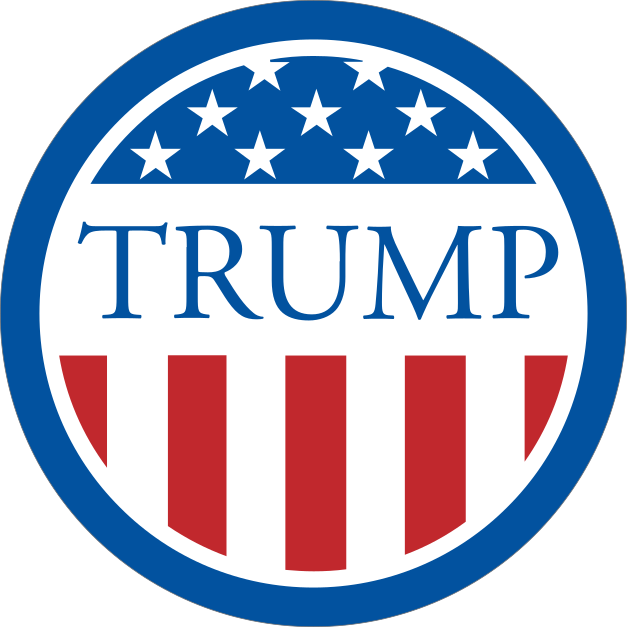 Donald Trump Circle Stickers - 50+ Color Options!