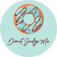 Donut Judge Me Slogan Illustration Sticker