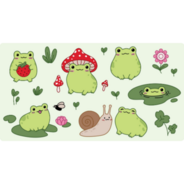 Doodle Frogs Sticker Sheet