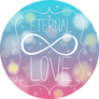 Doodle Hands Making Infinity Symbol Eternal Love Sticker