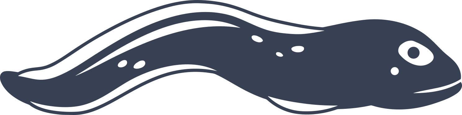 Vibrant, High-Quality Eel With Freckles Stickers