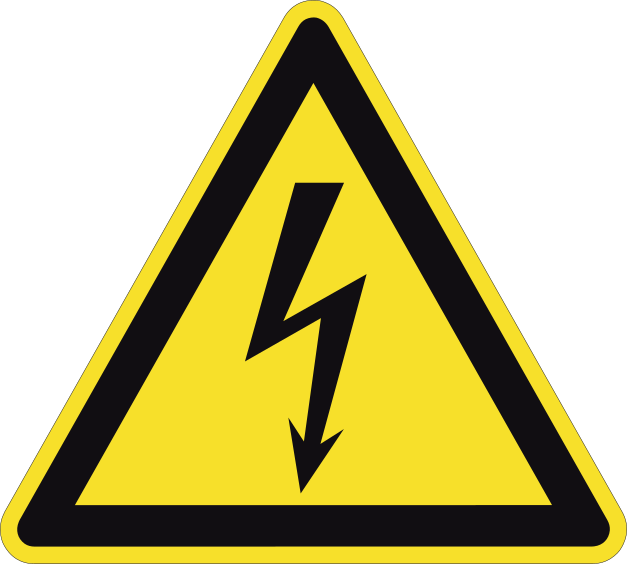 Electrical Danger Sign Sticker - 50+ Color Options!
