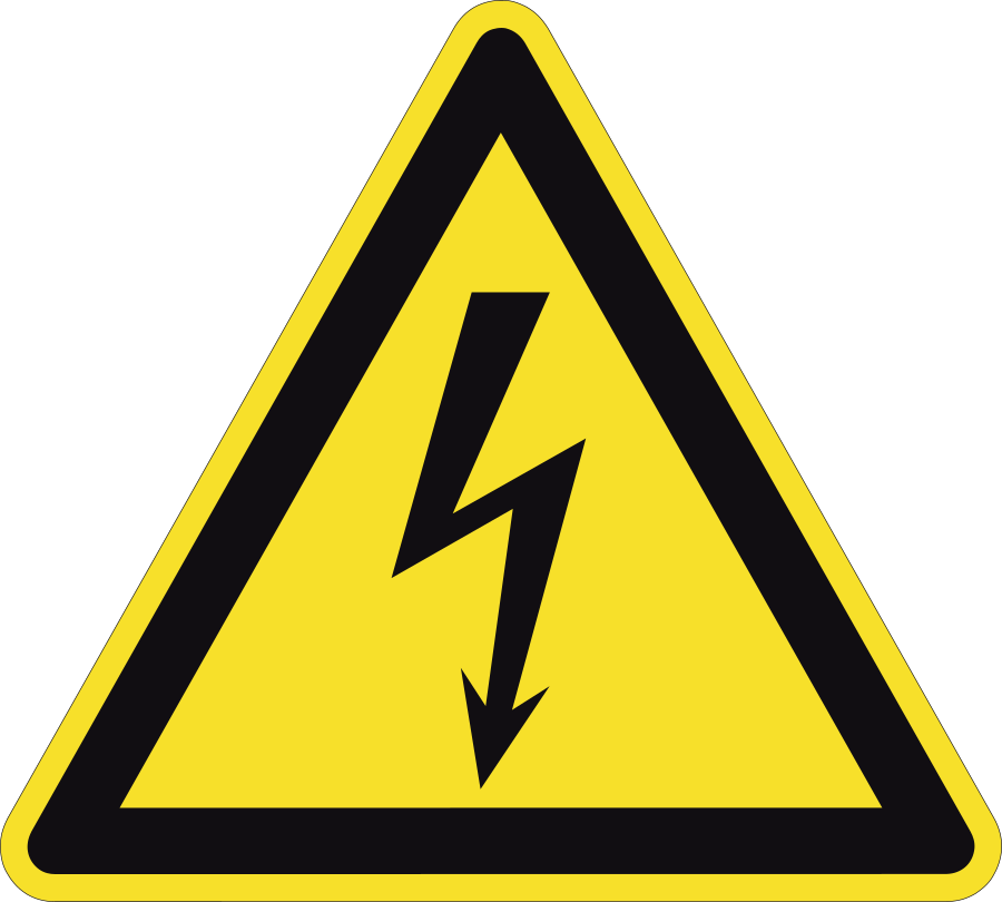 Electrical Danger Sign Sticker