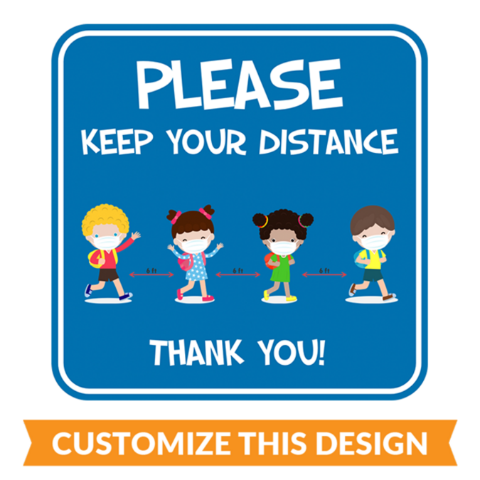 Help Children Stay Safe With These Elementary School Floor Stickers!